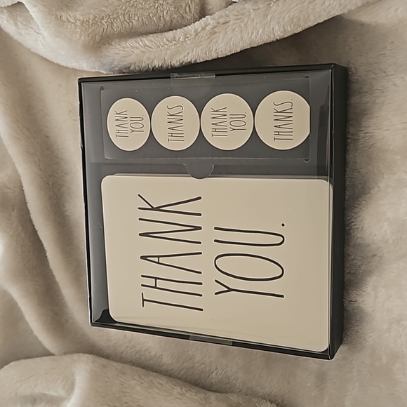 Rae Dunn | Office | Rae Dunn Thank You Note Card Set 3 Envelopes 12 ...